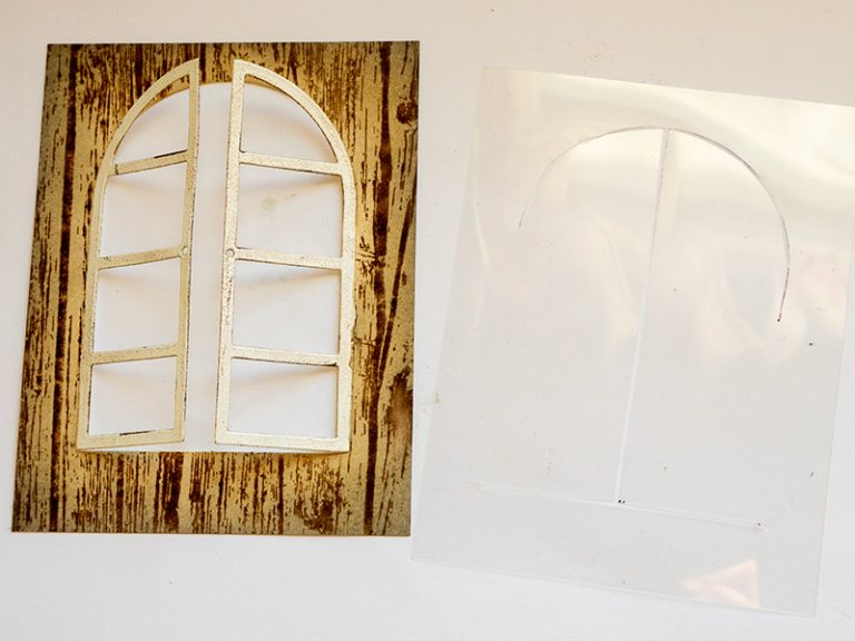 Mixed Media Window Shaker Card!