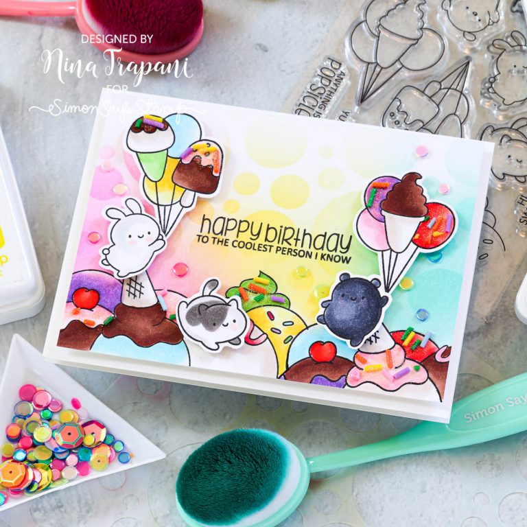 A Birthday Card with Ice Cream and Sprinkles! Studio Monday with Nina ...