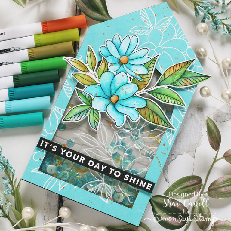 Mixed Media with Shari Carroll: Altenew Shaker Frame