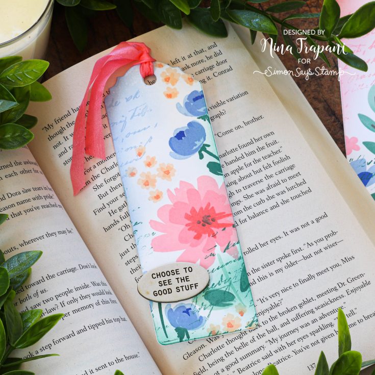 Floral Stamped Bookmarks for Summer Reading! Not a Card with Nina-Marie