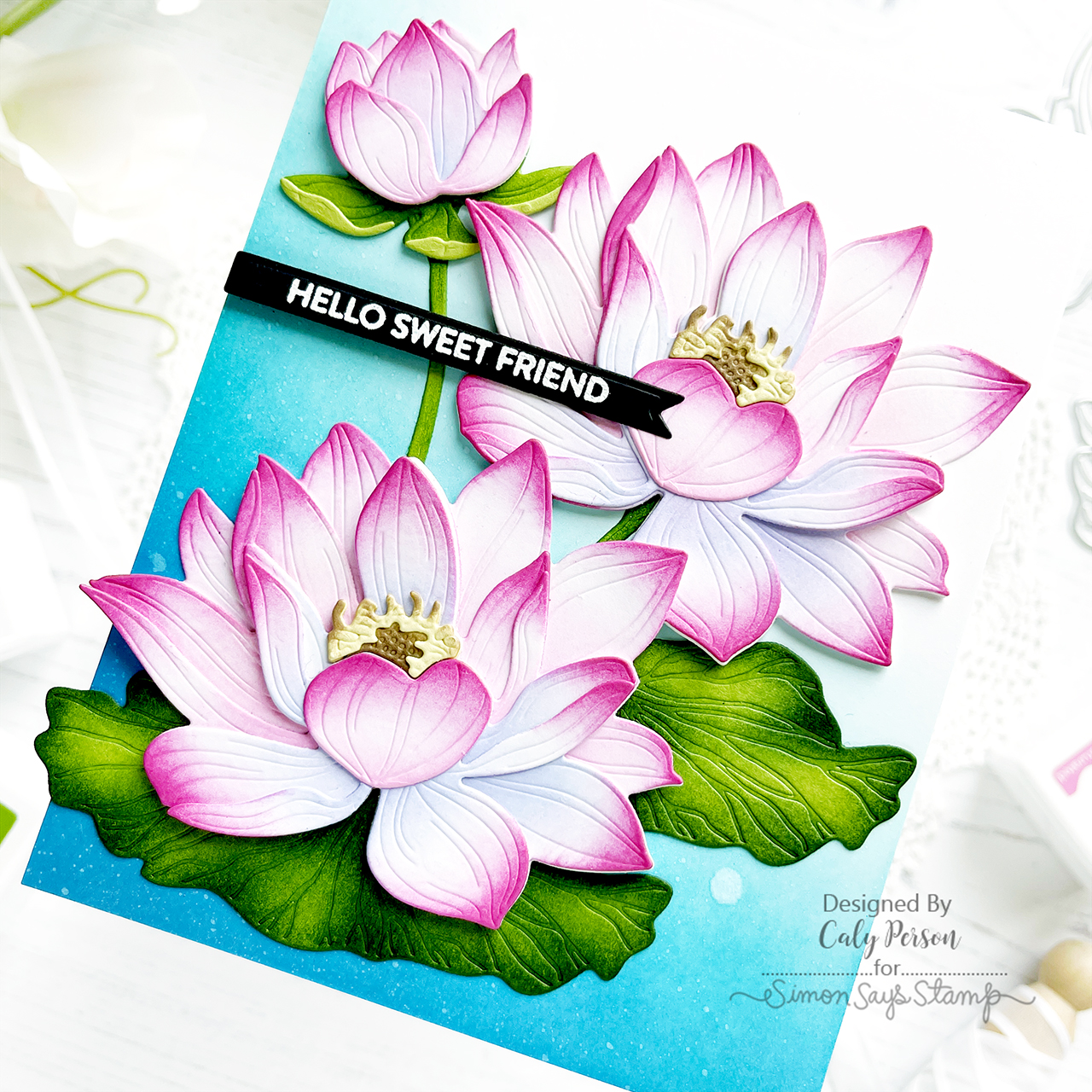 Send a BOLD floral HELLO: Crafty with Caly
