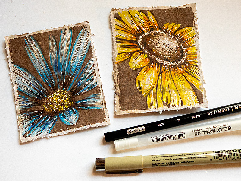 Nature Collage Panel by Anna-Karin