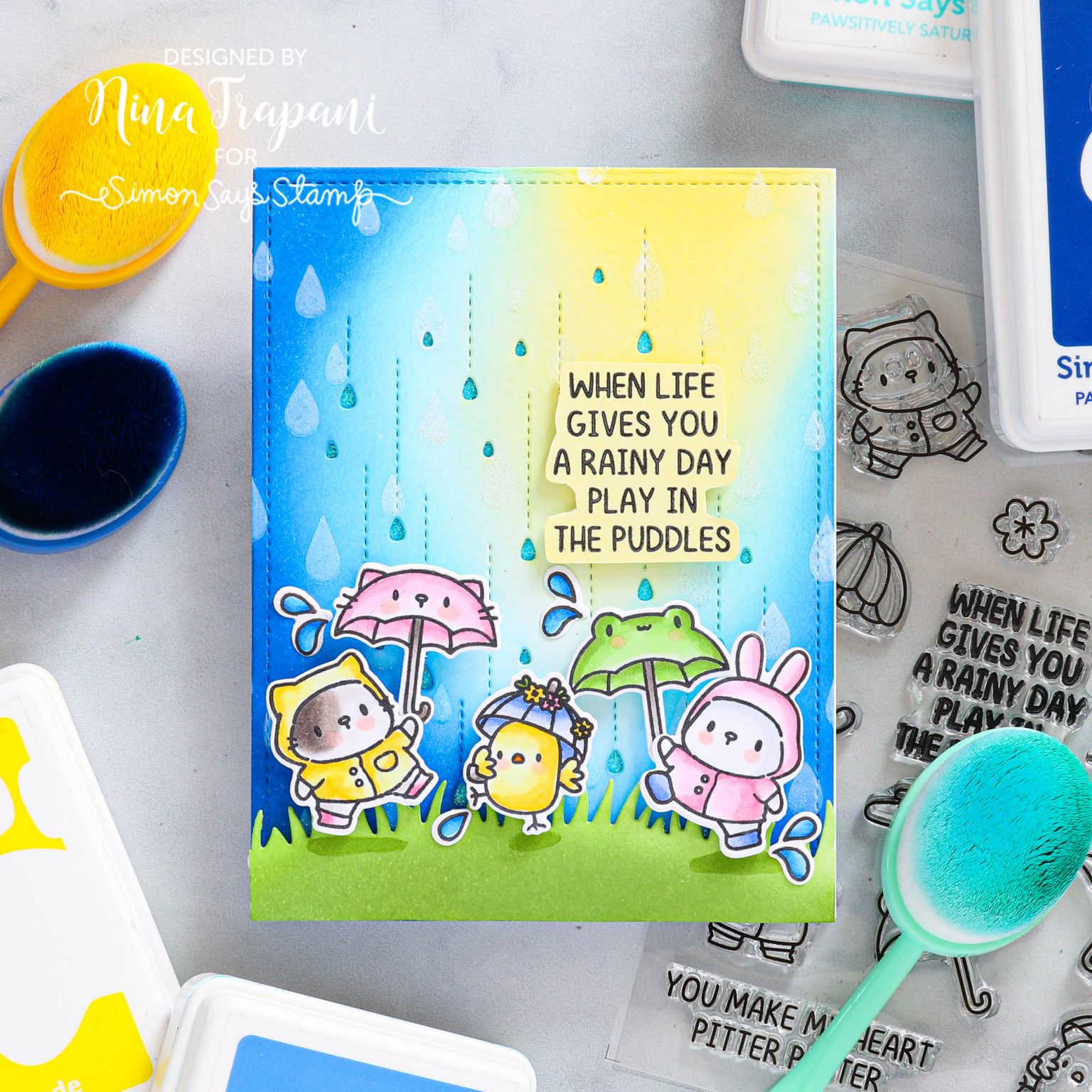 Using Stamps to Make a Scene! Studio Monday with Nina-Marie