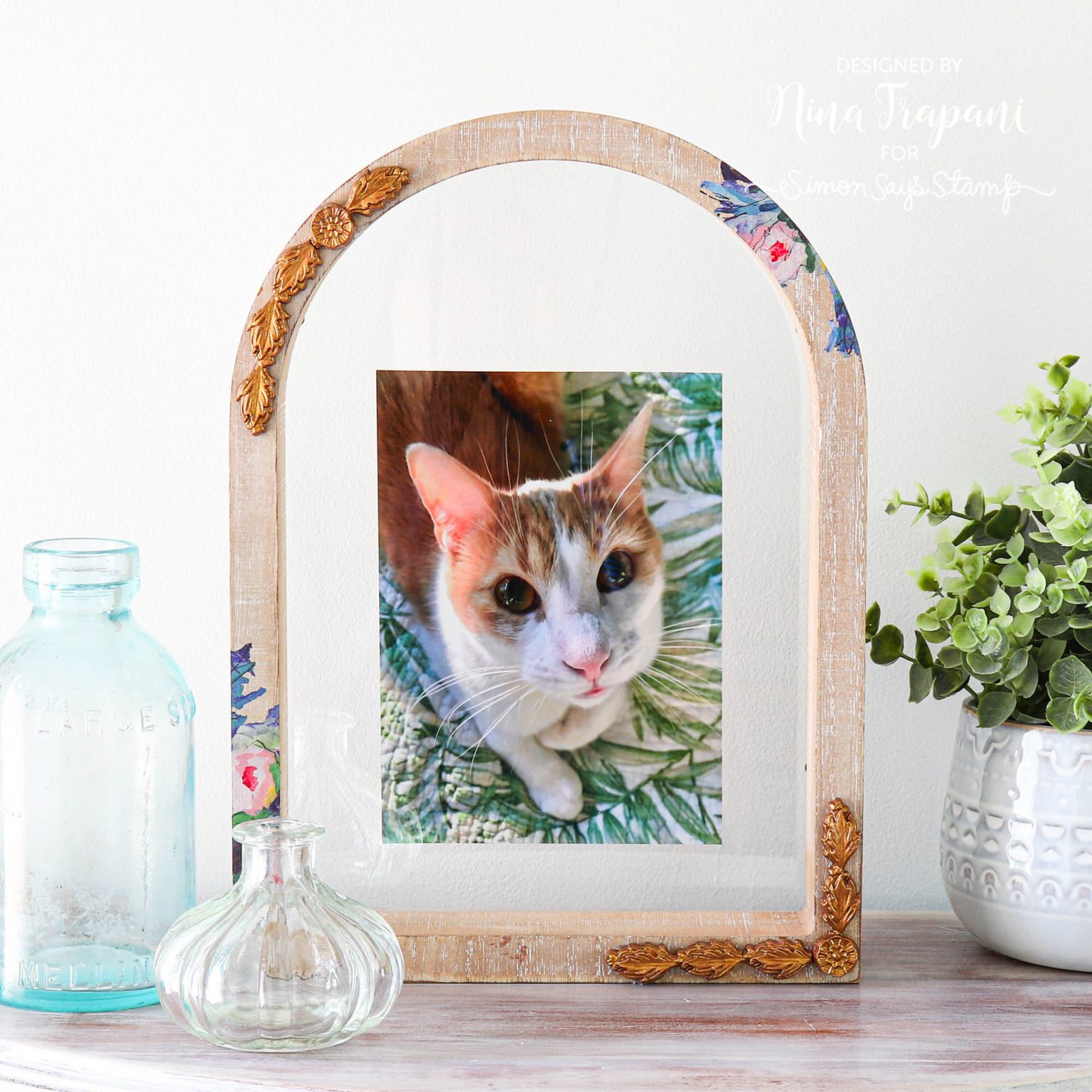 Easy + Trendy Way to Decorate Frames! Not a Card with Nina-Marie