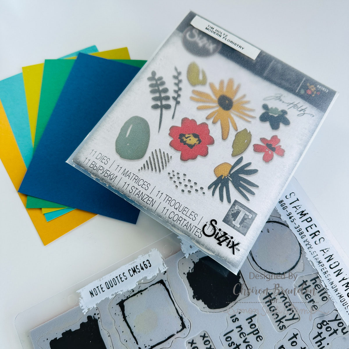 Color Block Card Set by Cheiron Brandon