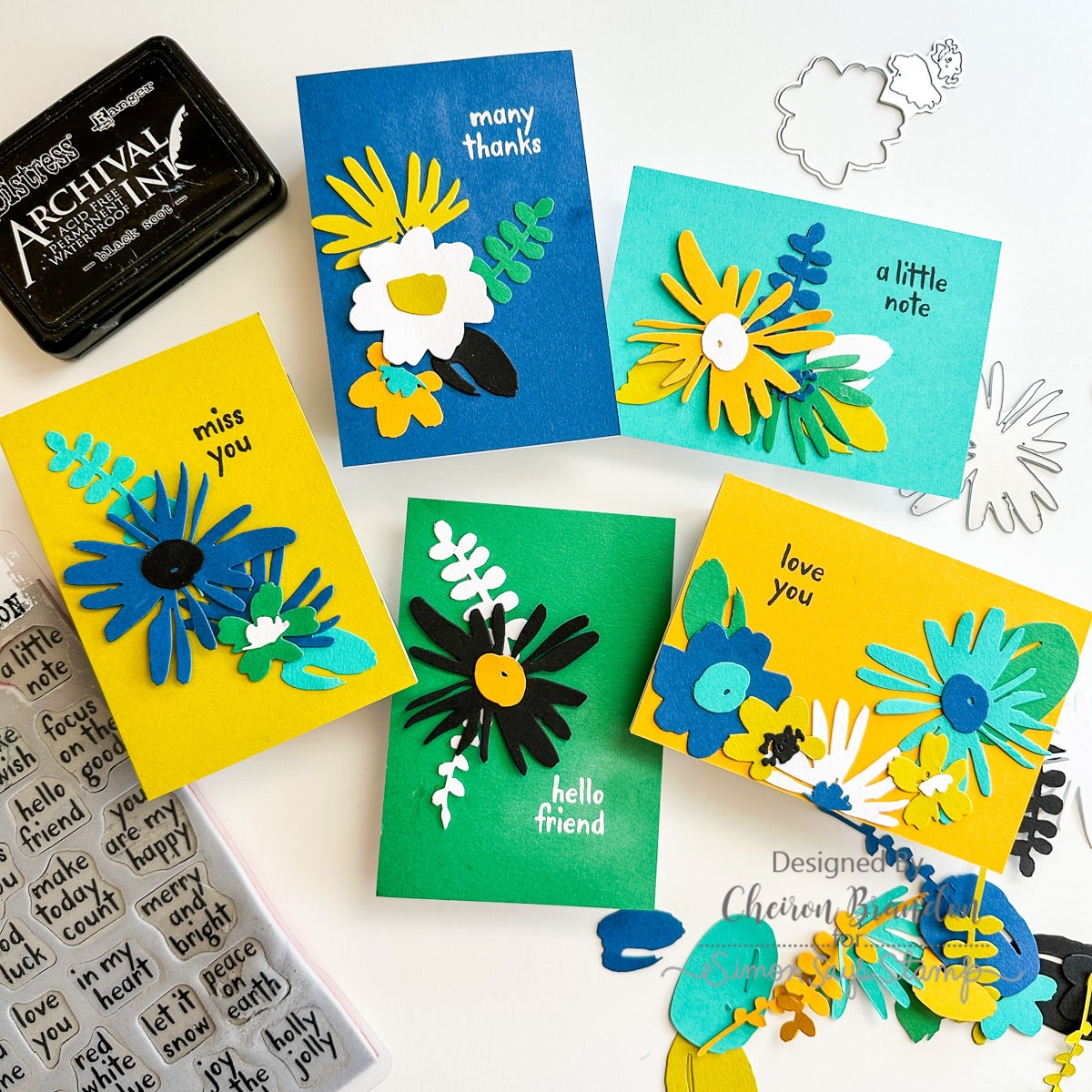 Color Block Card Set by Cheiron Brandon