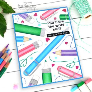 One Stamp, Five Ways: The Write Stuff