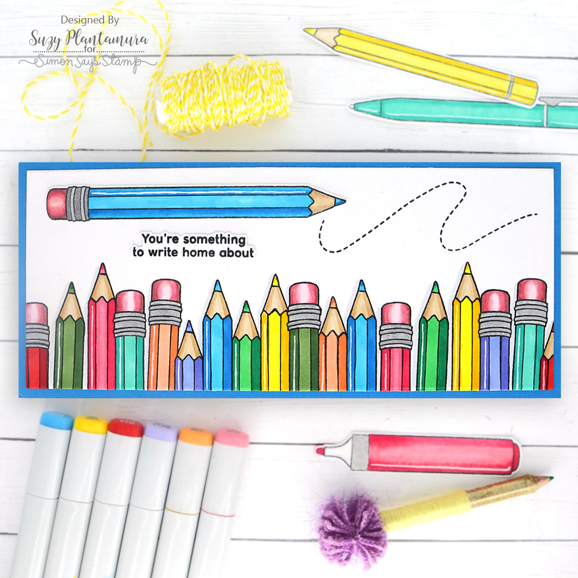 One Stamp, Five Ways: The Write Stuff