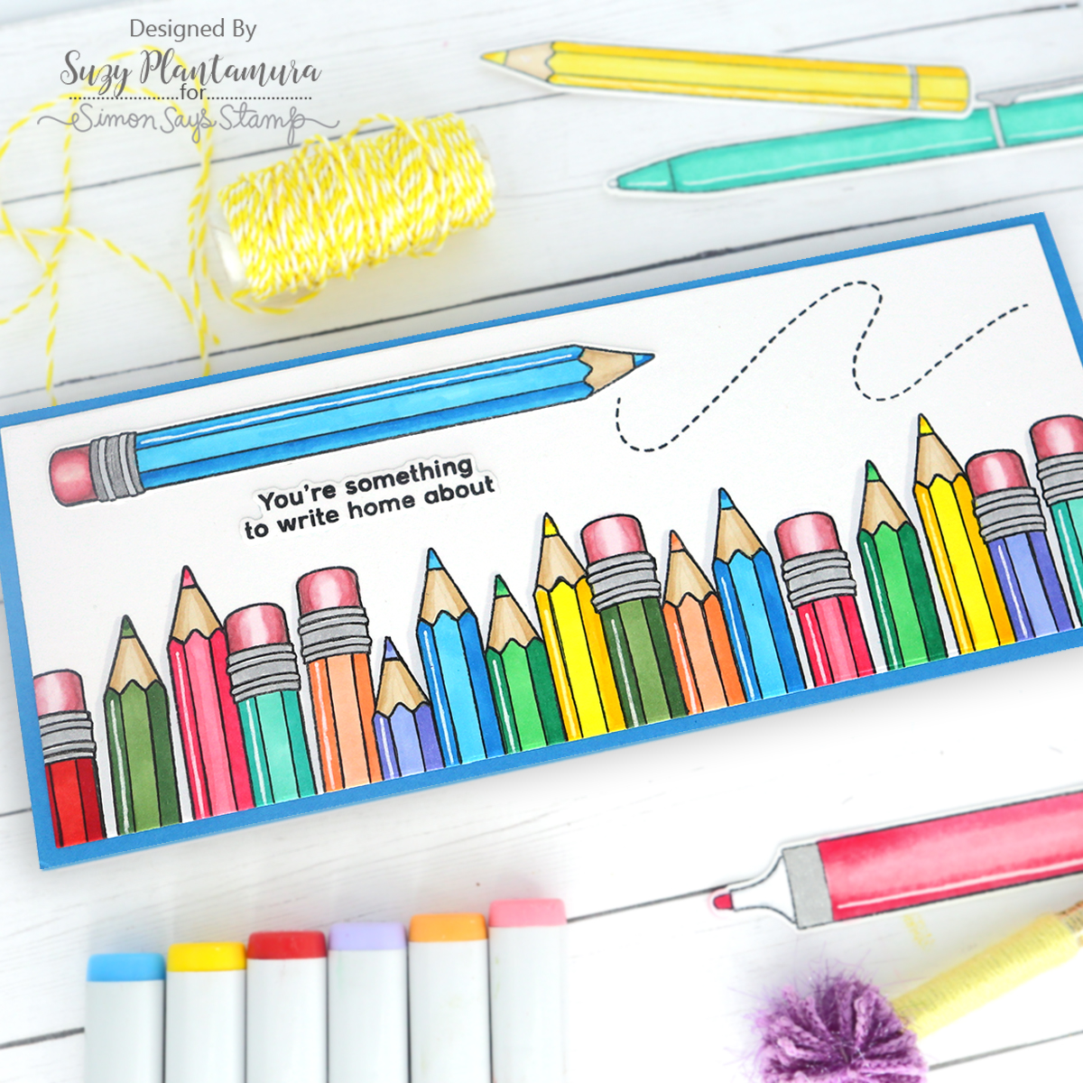 One Stamp, Five Ways: The Write Stuff