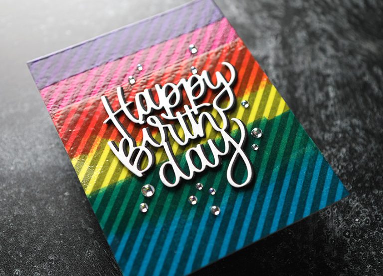 5 Ways in 5 Days Crafty Series DAY 2: Embossing Glazes