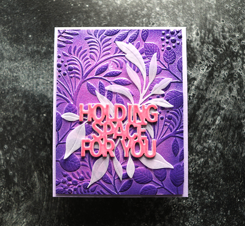 5 Ways in 5 Days Crafty Series DAY 2: Embossing Glazes