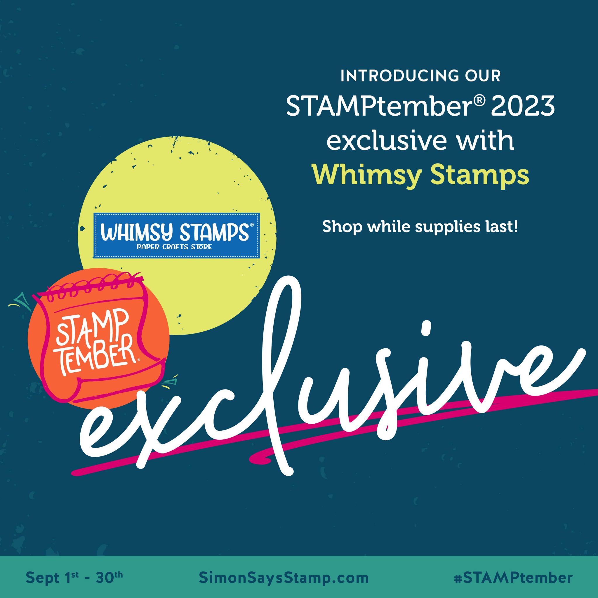 Whimsy Stamps STAMPtember® 2023 Exclusive Collaboration!