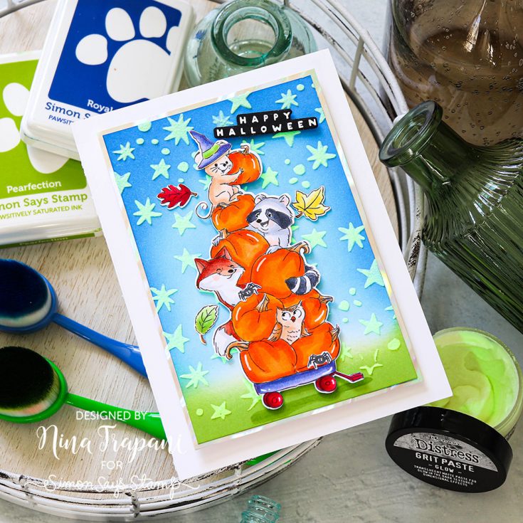 Glow in the Dark Halloween Card Featuring Art Impressions!