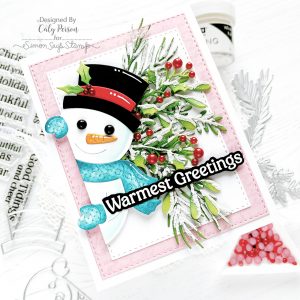 The CUTEST Snowman Card + a Fun Way to Add the Look of Snow to Holiday ...