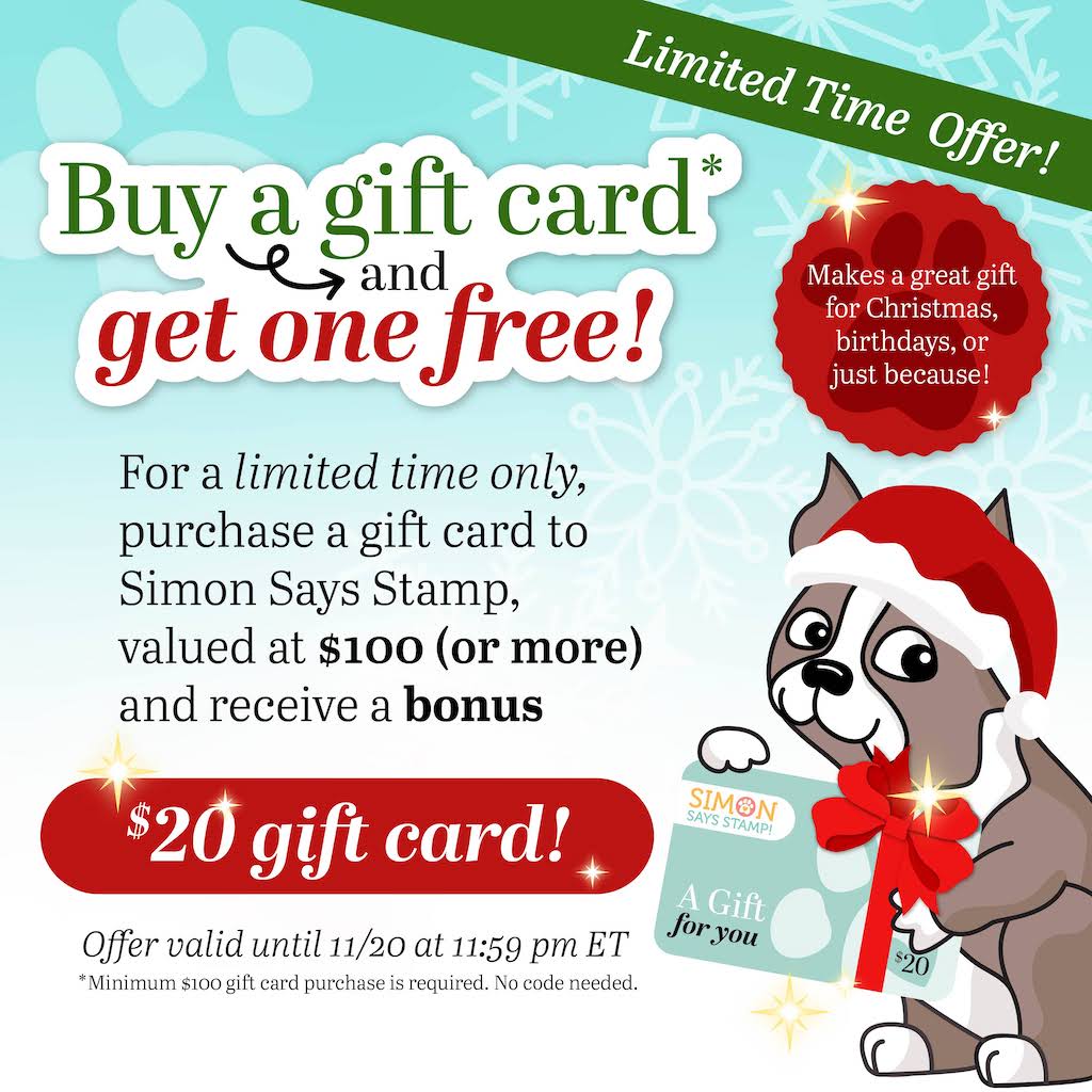 TODAY ONLY! Limited time offer! $20 BONUS BOGO gift card!