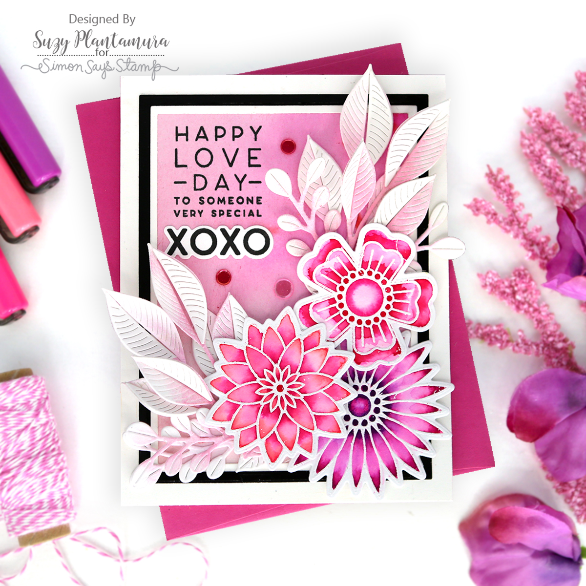 One Stamp, Five Ways: Flower Love