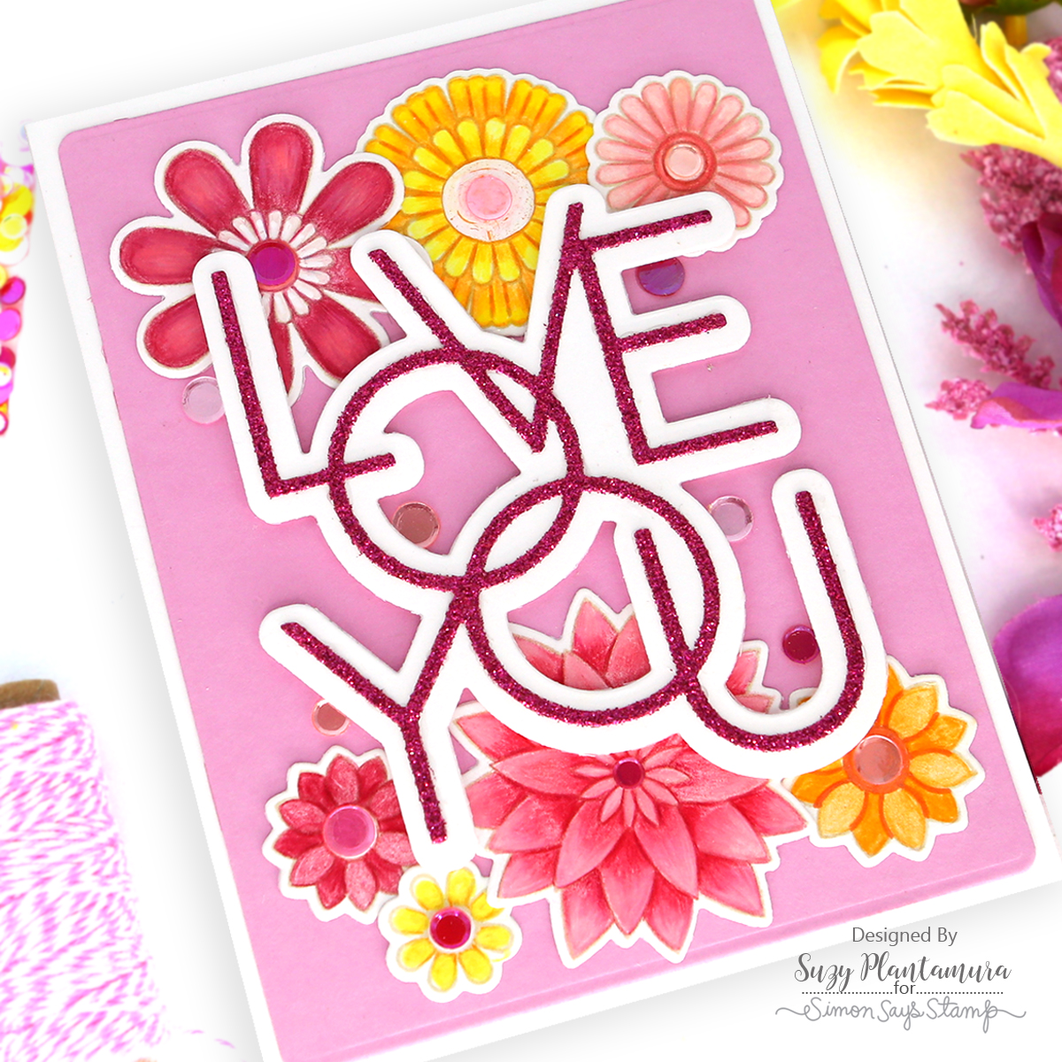 One Stamp, Five Ways: Flower Love