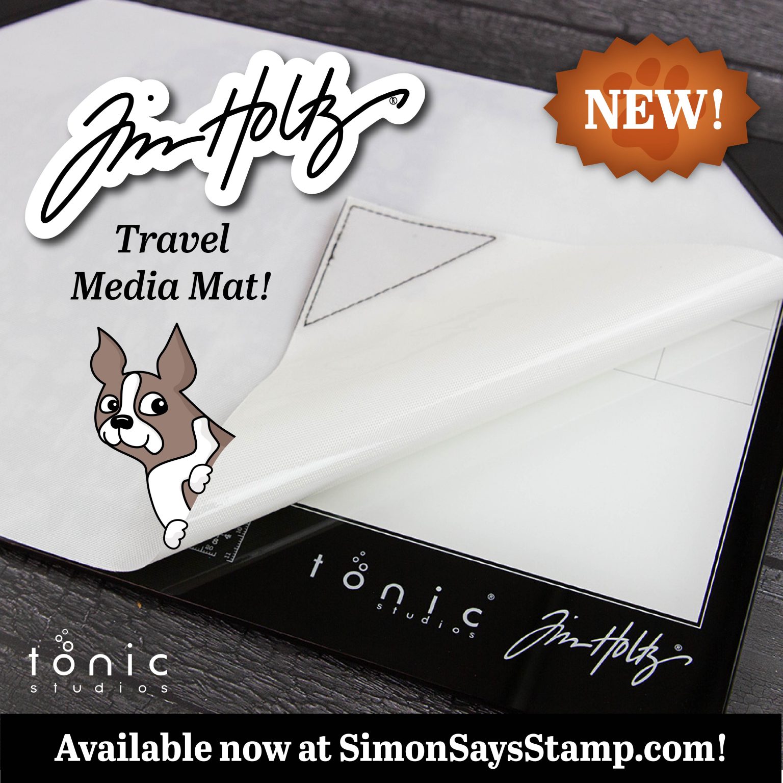 Brand NEW: Tim Holtz Tonic Travel Media Mat!