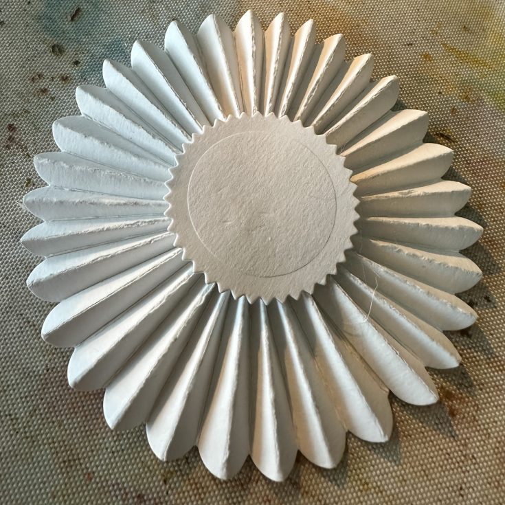 Candy Heart Colored Rosette showcasing NEW Tim Holtz Sizzix!