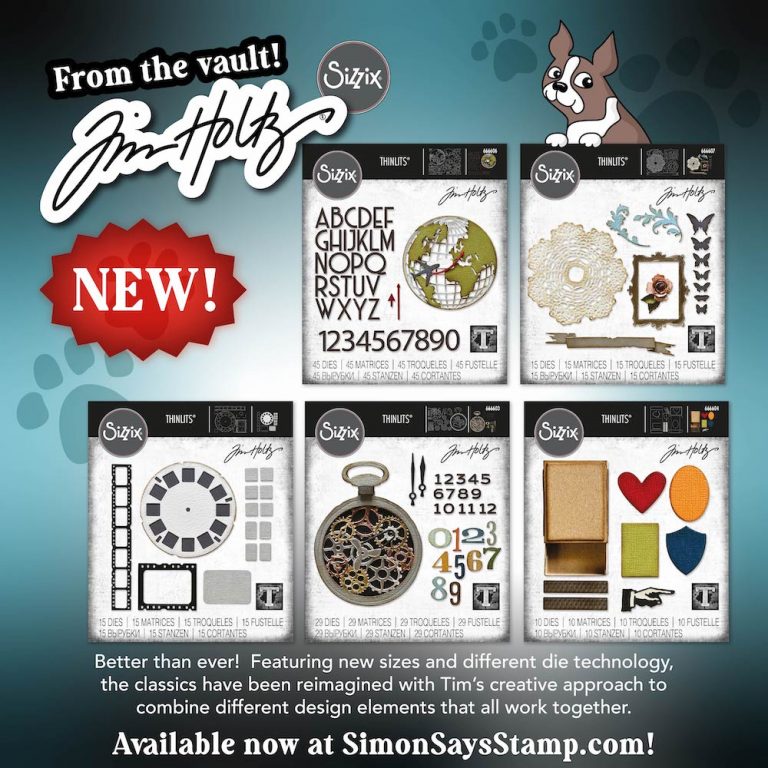 NEW Tim Holtz Sizzix From the Vault Collection