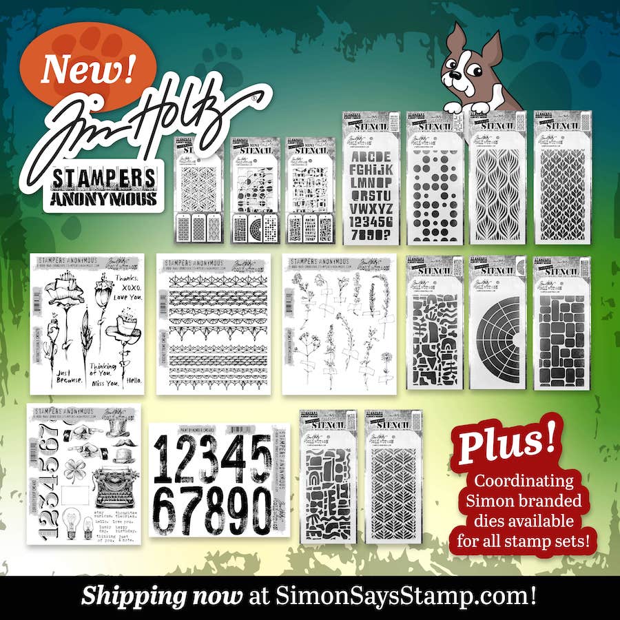 NEW Tim Holtz Everyday Stamps and Stencils