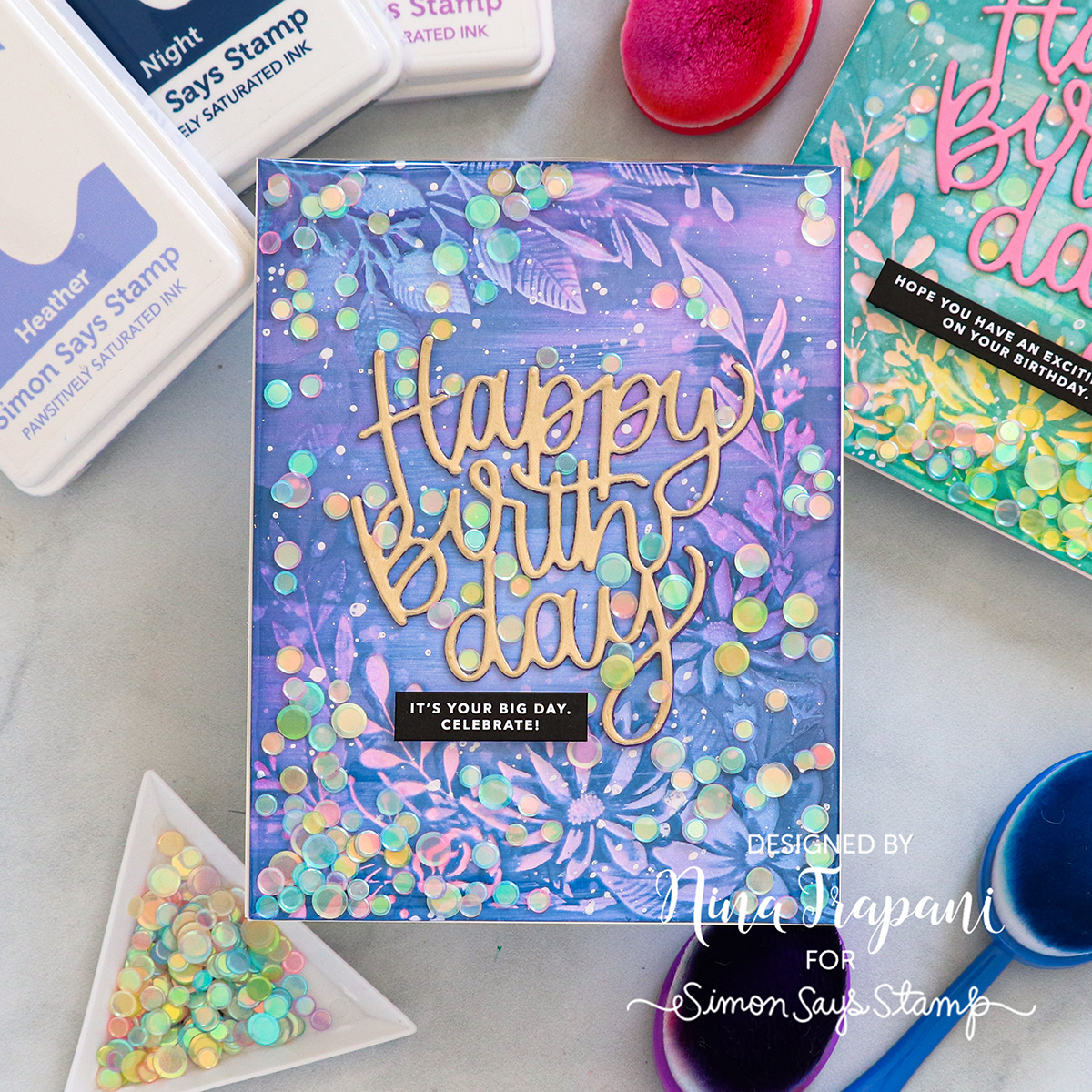 New Twist on the Popular Blackout Embossing Folder Technique!