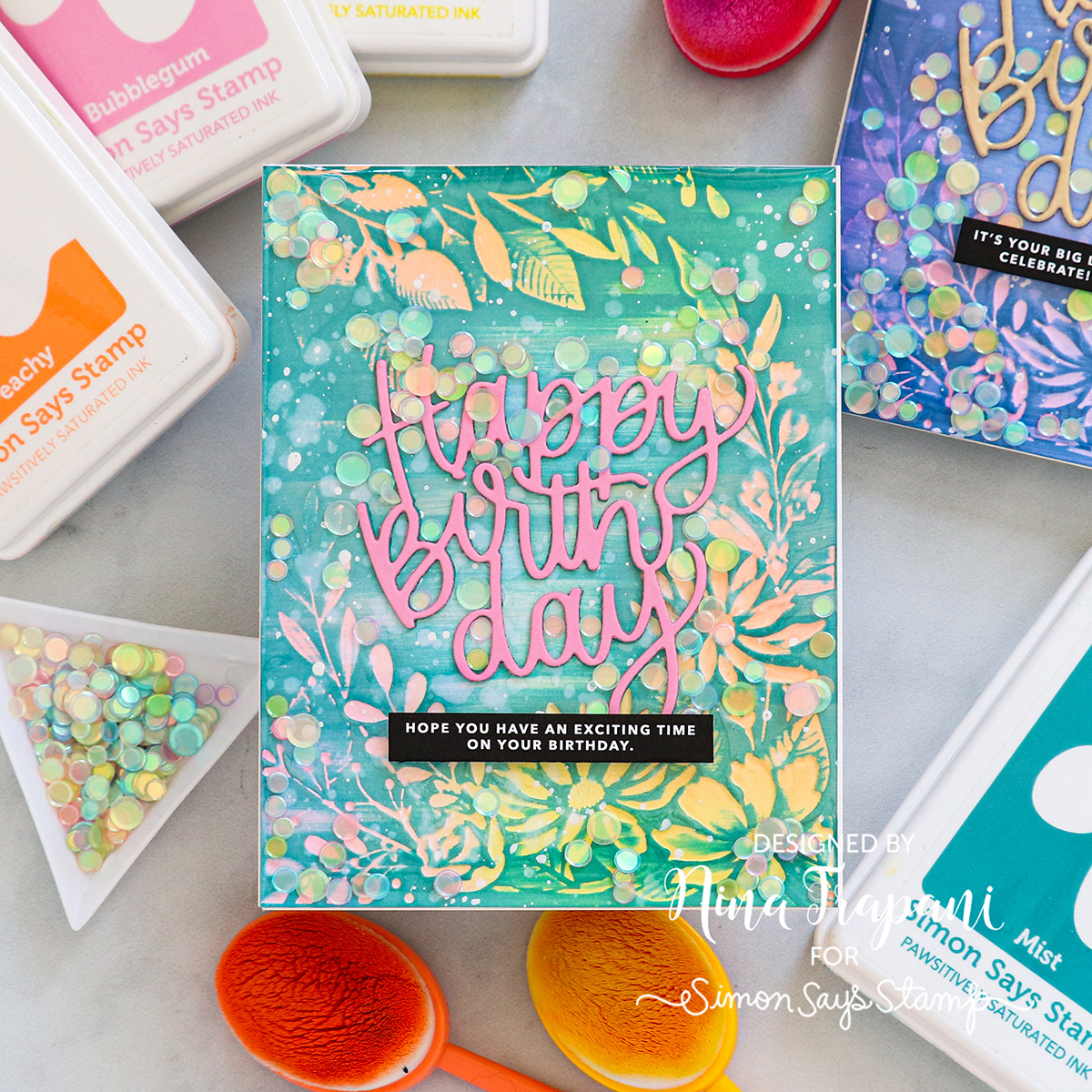 New Twist on the Popular Blackout Embossing Folder Technique!