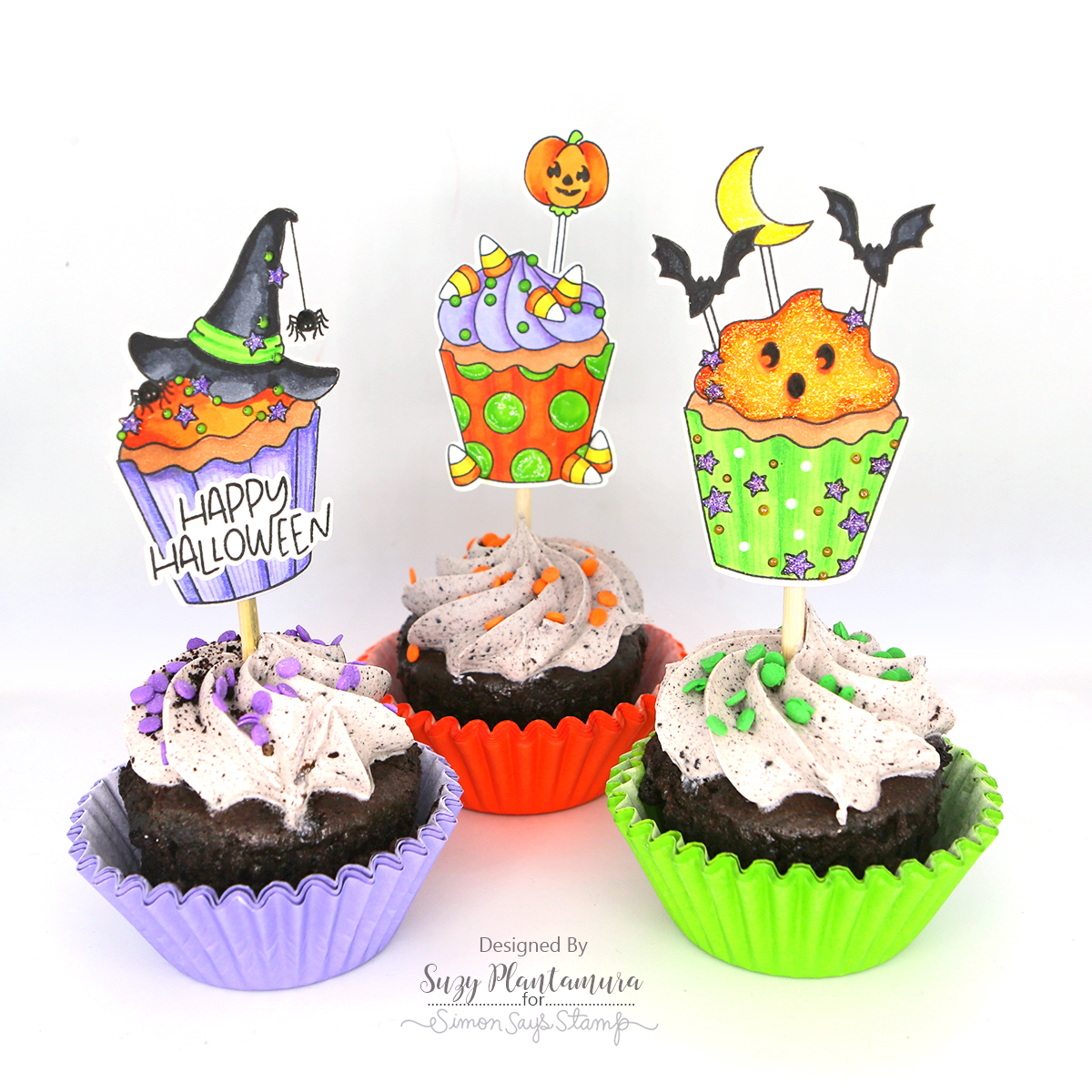 One Stamp, Five Ways: Spooky Sweets!