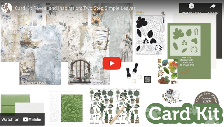 Card Kit Reveal and Inspiration: Two-Step Simple Leaves