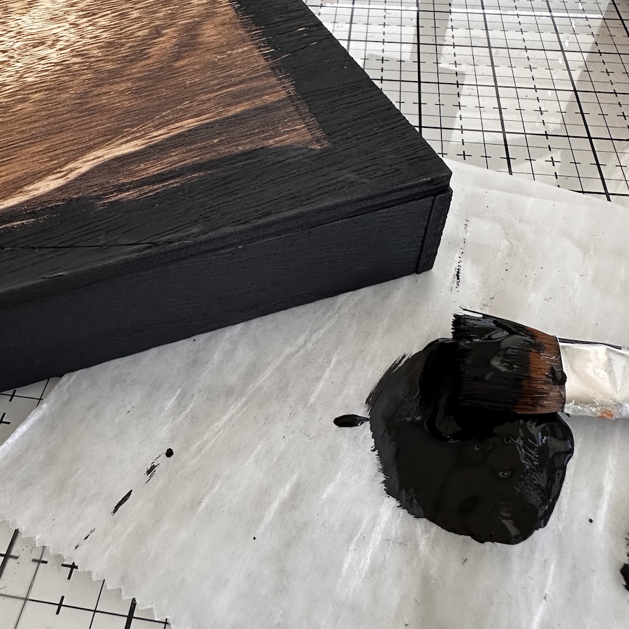 Halloween Vignette Display Panel by Paula Cheney