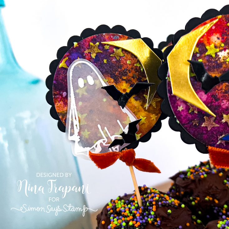 Sweeten Up Halloween with Tim Holtz Cupcake Toppers! Not a Card with ...