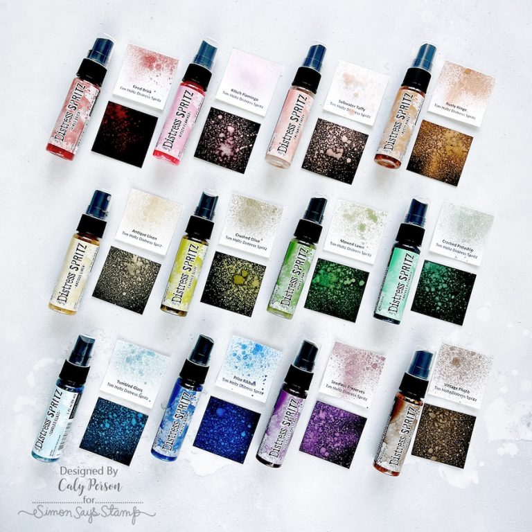 12 NEW COLORS of Distress Spritz!
