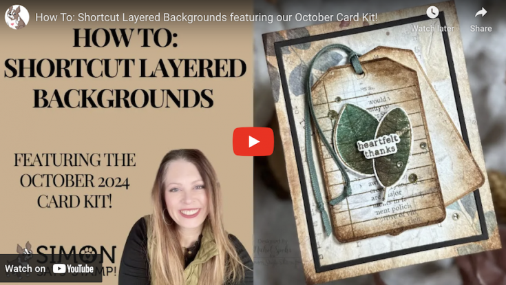 How To: Shortcut Layered Backgrounds featuring our October Kit!