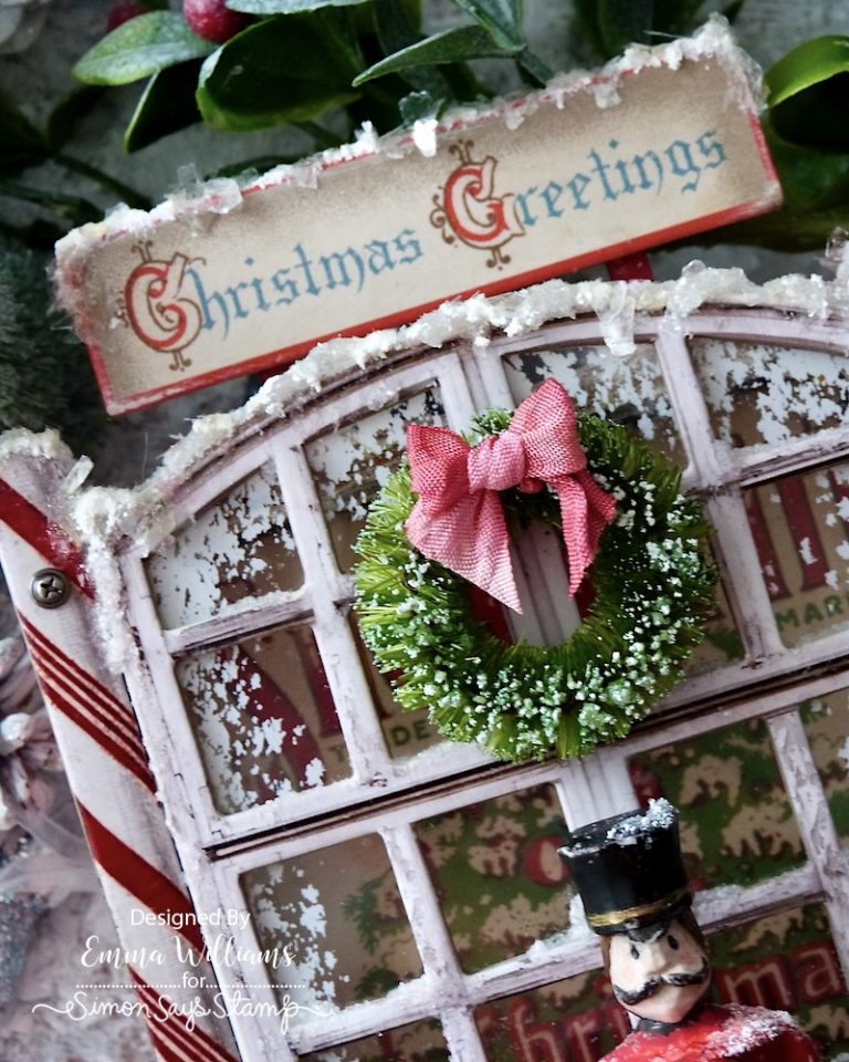Christmas Greetings Vignette Box by Emma Williams