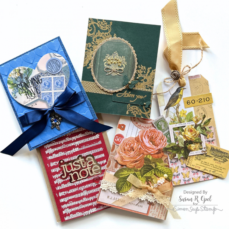 Card Kit Reveal and Inspiration: Distressed Vintage Notes