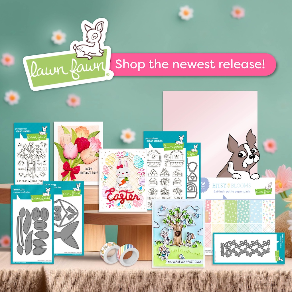 NEW Spring Collection from Lawn Fawn + New inspiration by Elise Constable!
