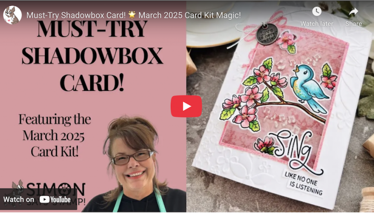 Must-Try Shadowbox Card! March 2025 Card Kit Magic!
