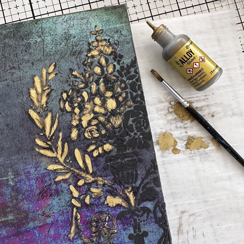 Vignette Tray Using NEW Tim Holtz idea-ology from the vault paper ...