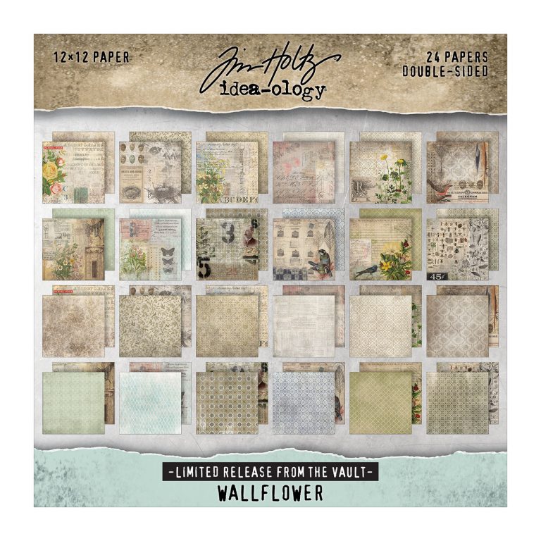 NEW Limited Edition Vault Tim Holtz idea-ology Paper Collections ...