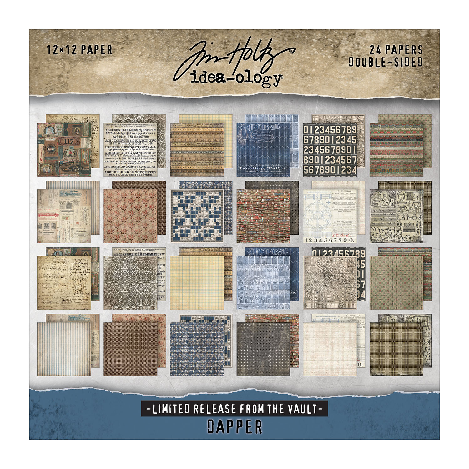 NEW Limited Edition Vault Tim Holtz idea-ology Paper Collections ...