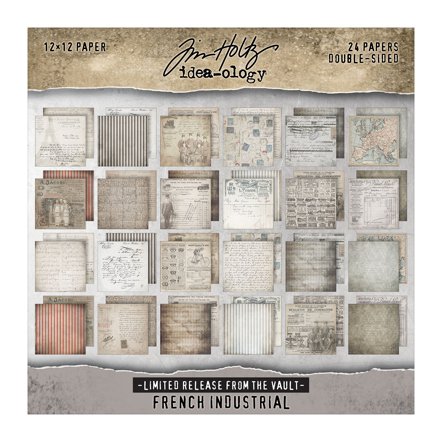 NEW Limited Edition Vault Tim Holtz idea-ology Paper Collections ...