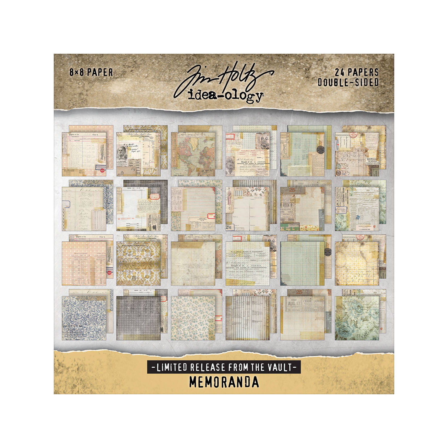 NEW Limited Edition Vault Tim Holtz idea-ology Paper Collections ...