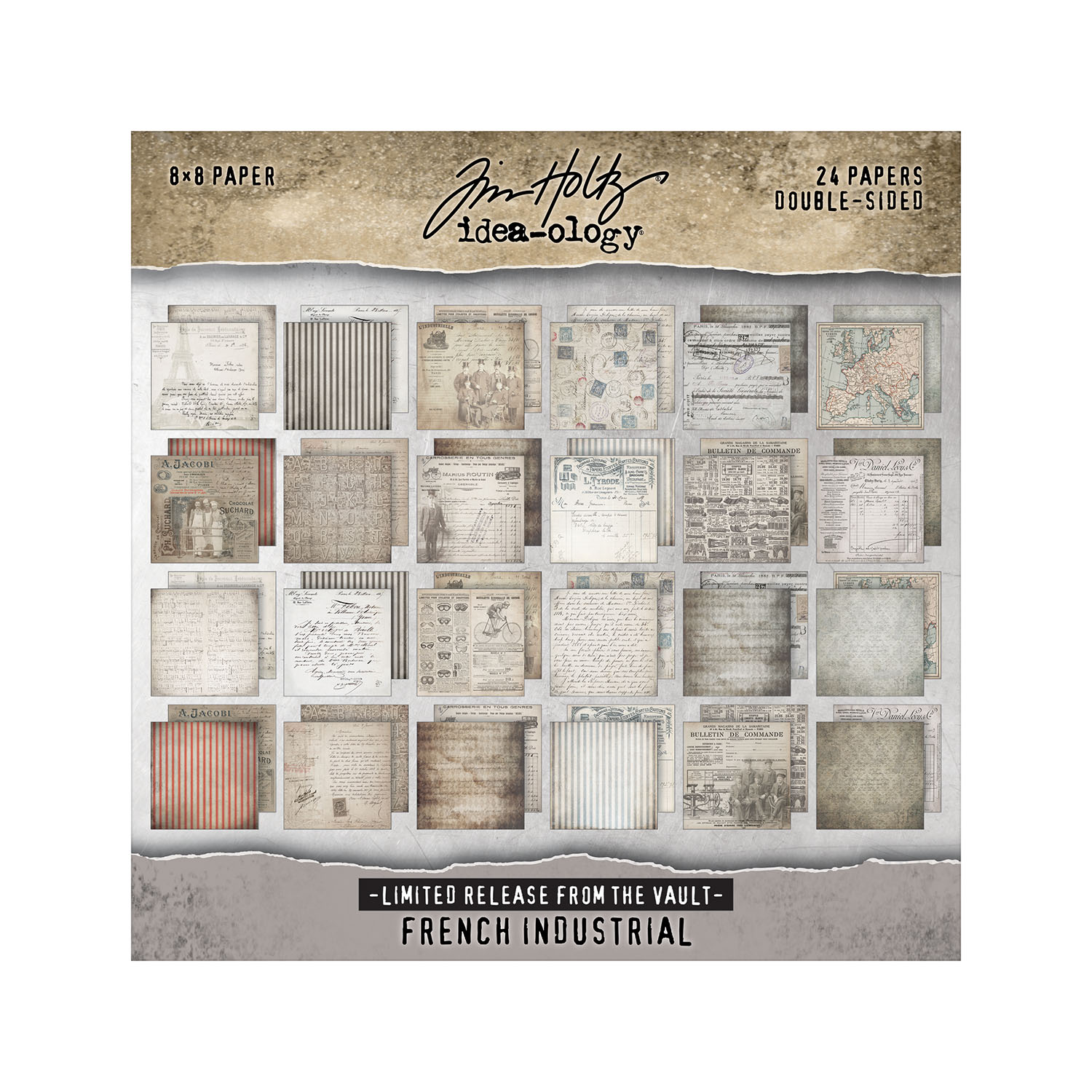 NEW Limited Edition Vault Tim Holtz idea-ology Paper Collections ...