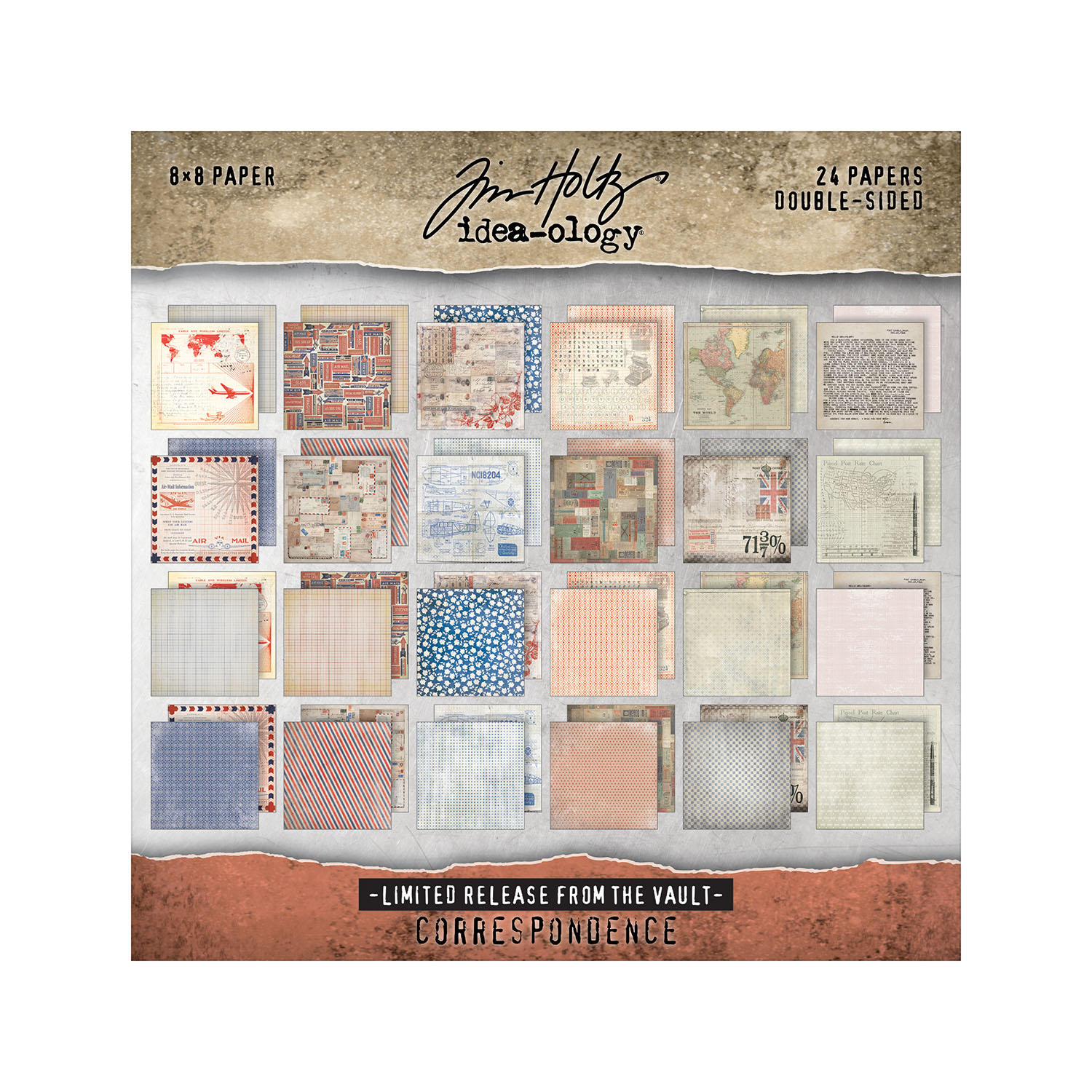 NEW Limited Edition Vault Tim Holtz idea-ology Paper Collections ...