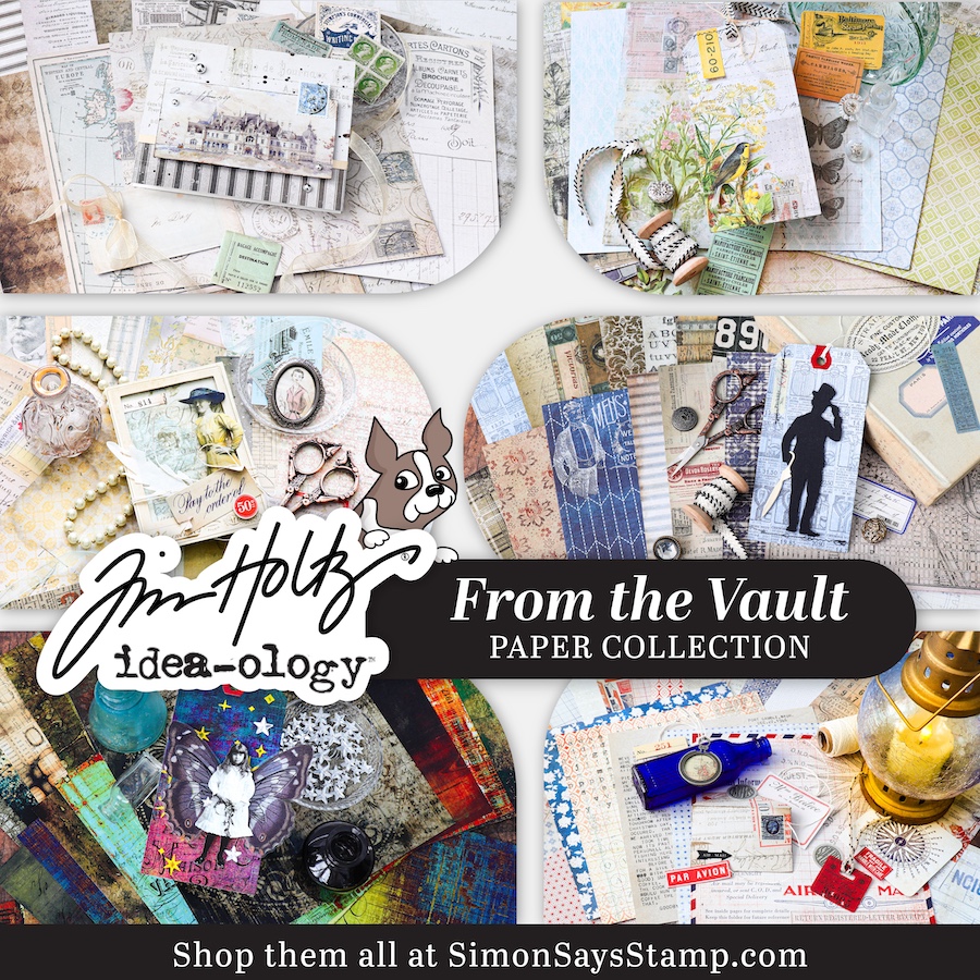 NEW Limited Edition Vault Tim Holtz idea-ology Paper Collections ...