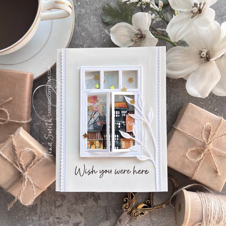Try this! Tri-Fold Peek-A-Boo Window Card with Tina Smith