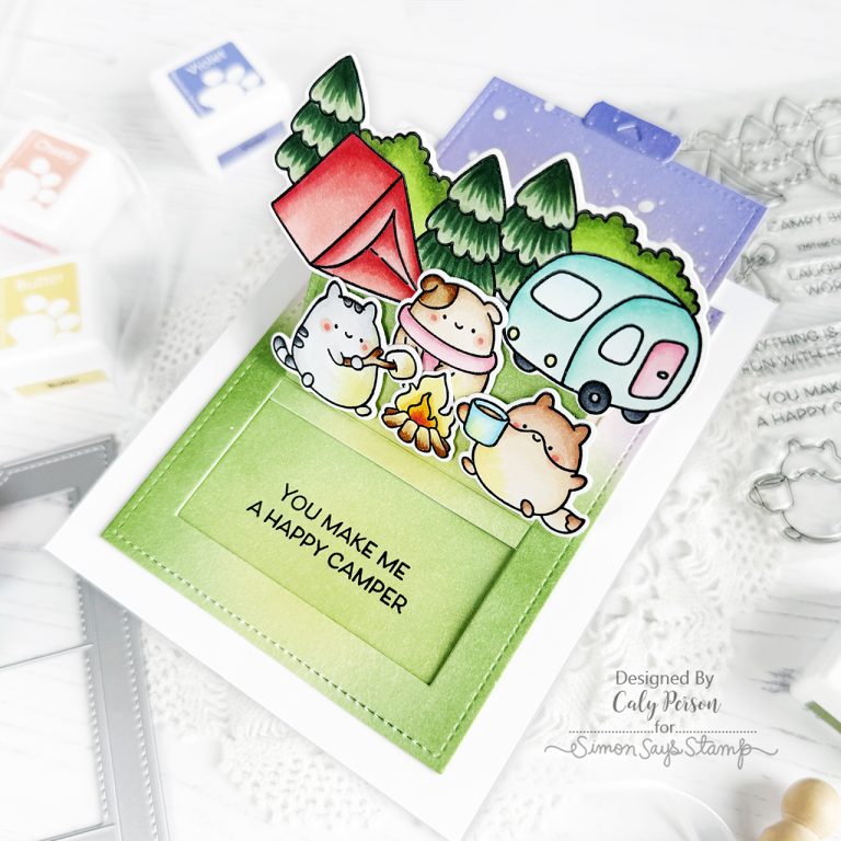 Make a Cute Camper Interactive Card | Let’s Get Crafty With Caly!