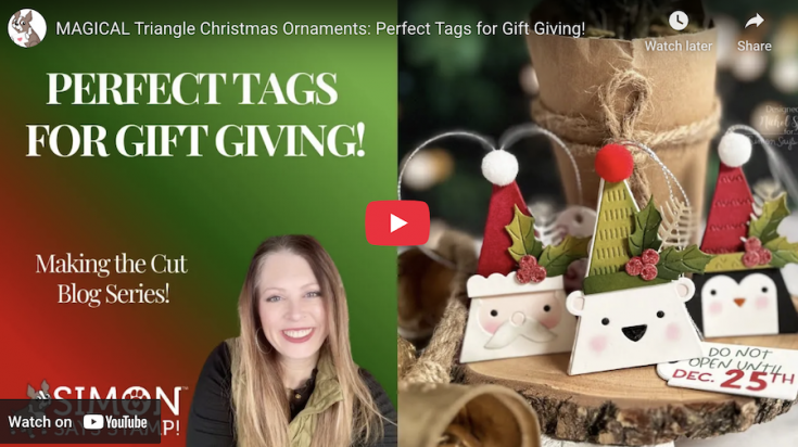 Magical Triangle Christmas Ornaments: Perfect Tags for Gift Giving ...