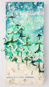 Mixed Media Winter Wonderland!