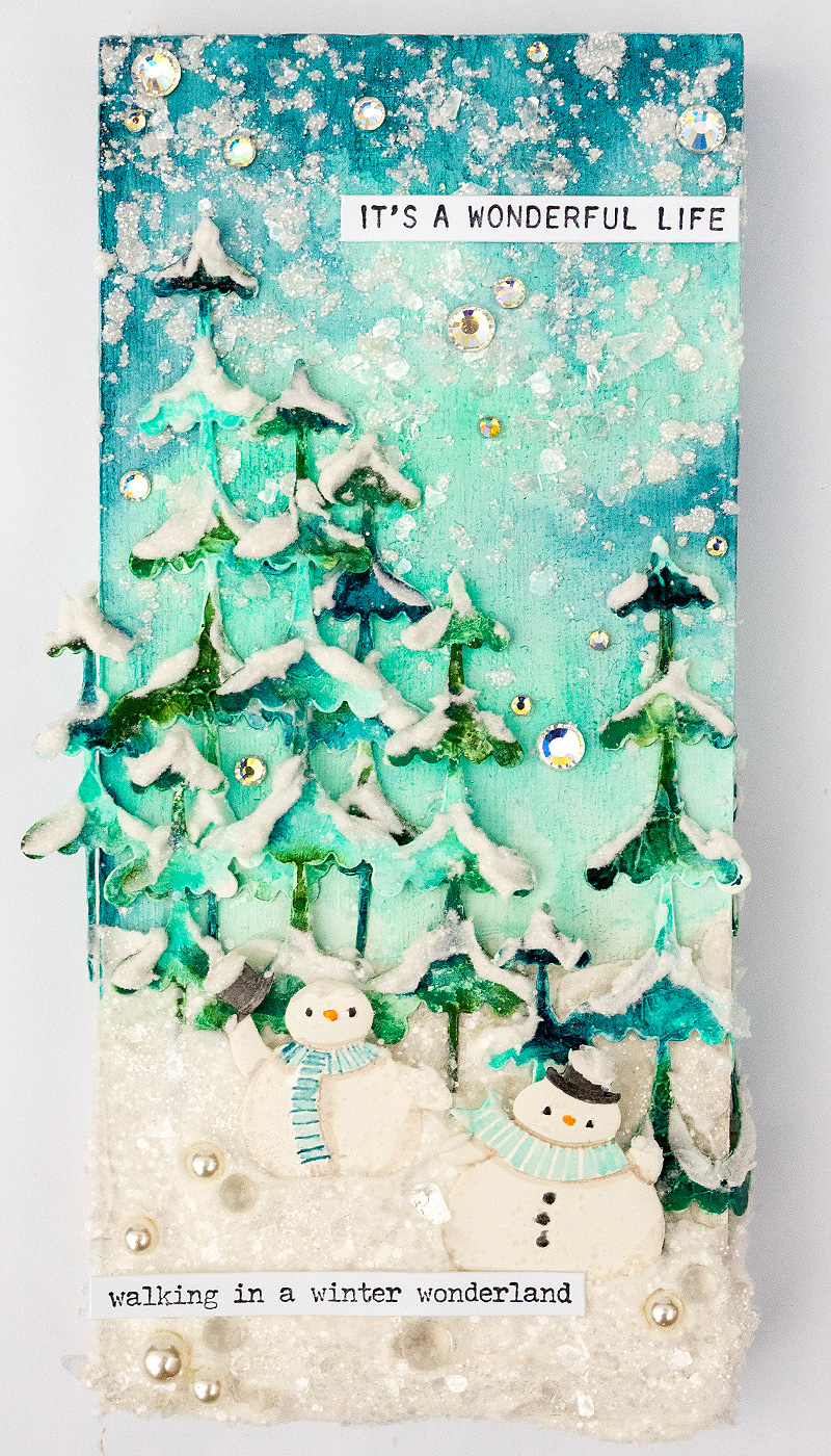 Mixed Media Winter Wonderland!
